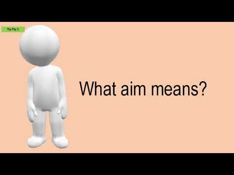What Aim Means?