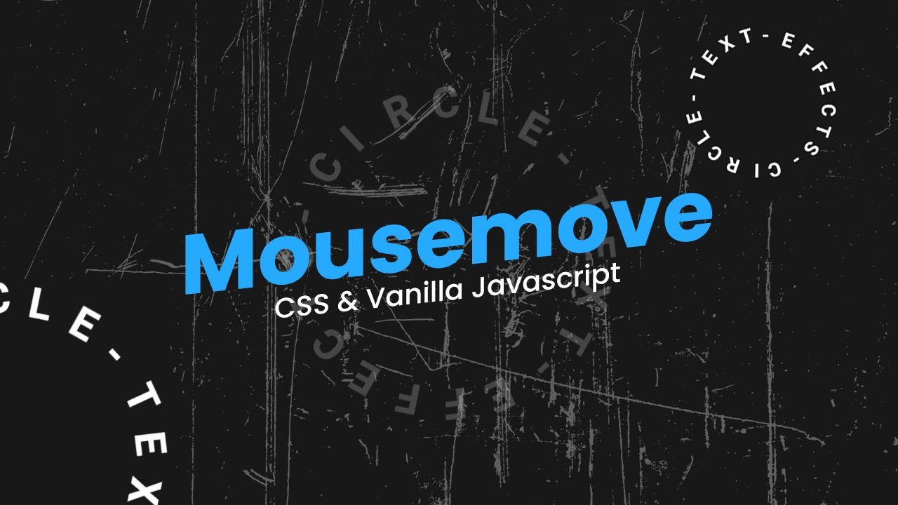 Animated Circle Text Effects using CSS & Javascript
