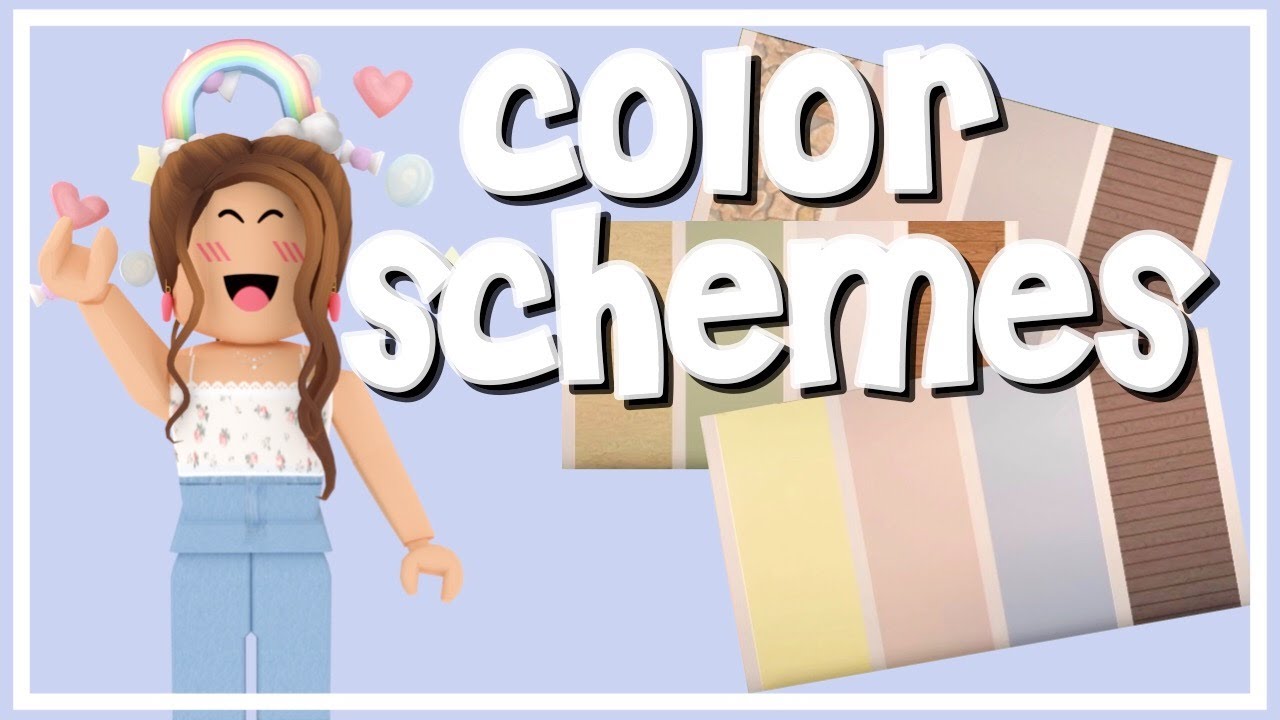 aesthetic color schemes + tips!! ☆ roblox bloxburg