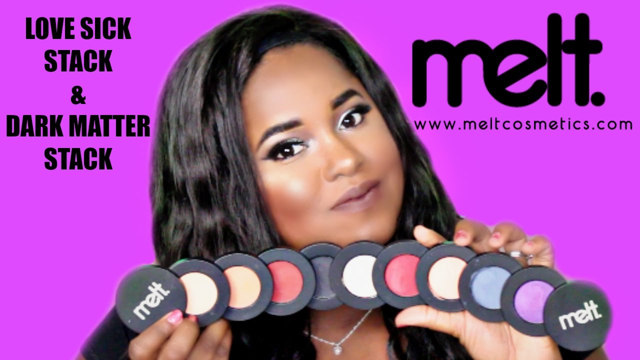 Melt Cosmetics Love Sick and Dark Matter Stack  💜