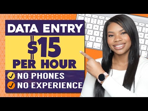 ???? No Calls! $15/Hour Work-From-Home Data Entry Job (Company Will Train You!)