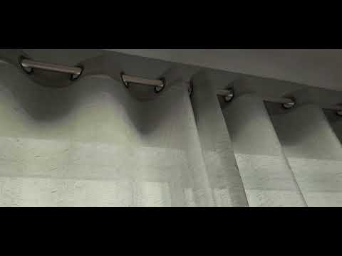 Transform your windows or sliding doors with this large curtain rod.
