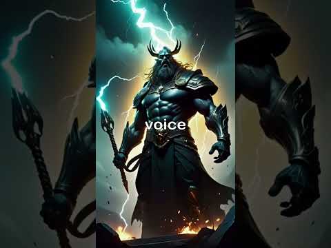 Zeus the Gods of thunder and lightning in Greek mythology.
