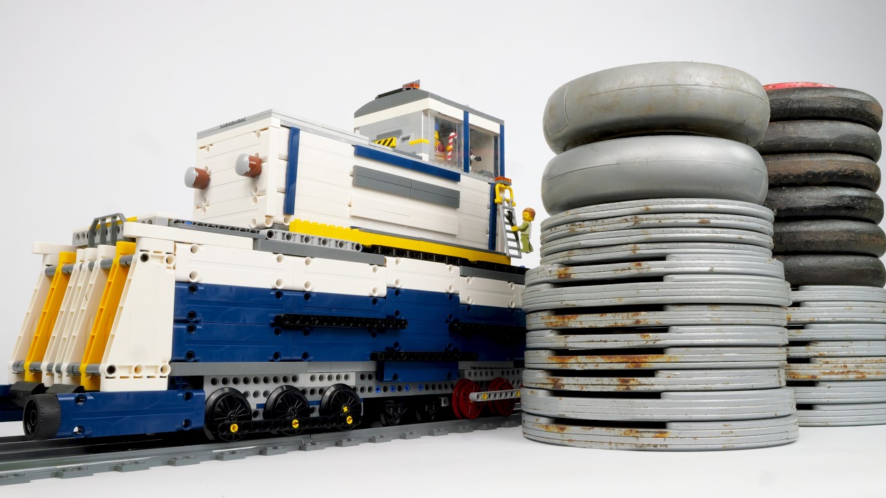 Can A LEGO Train Pull 100kg?!