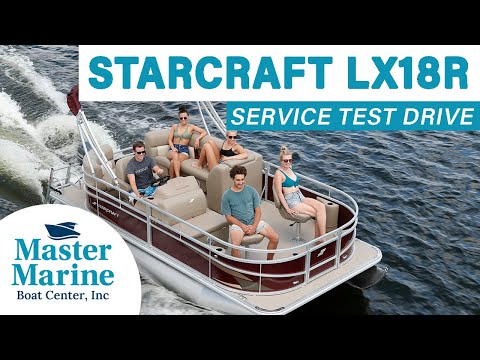 Starcraft LX18 Pontoon Test Drive