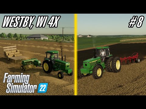 New Hayrack & kicking off tillage on Westby WI 4X - EP8 - Farming Simulator 22