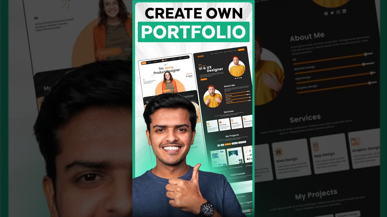 AI Built My Entire Portfolio from One Prompt 😱