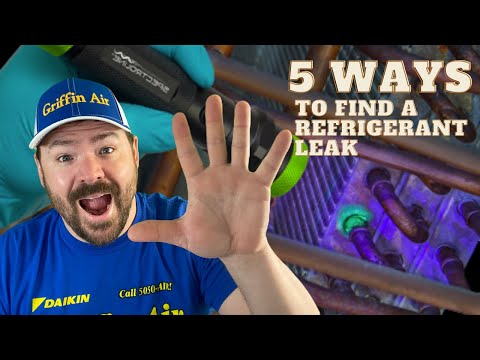 5 WAYS to FIND a Refrigerant LEAK!