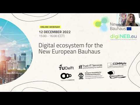 Digital ecosystem for the New European Bauhaus (NEB) - Webinar #1