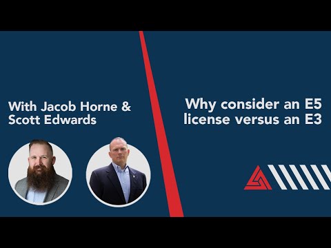 Why choose a Microsoft 365 E5 (GCC/GCC High) for CMMC compliance?