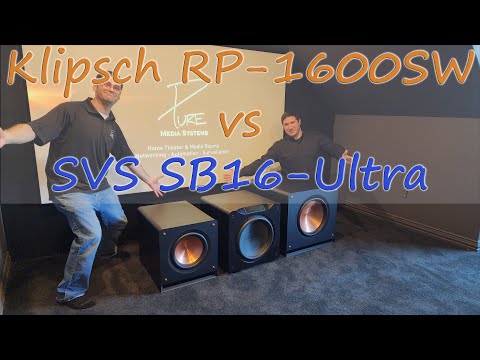 Klipsch RP-1600SW vs SVS SB16-Ultra Head to Head!
