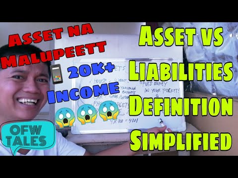 Assets Vs Liabilities definition simplified🤔🤔🤔