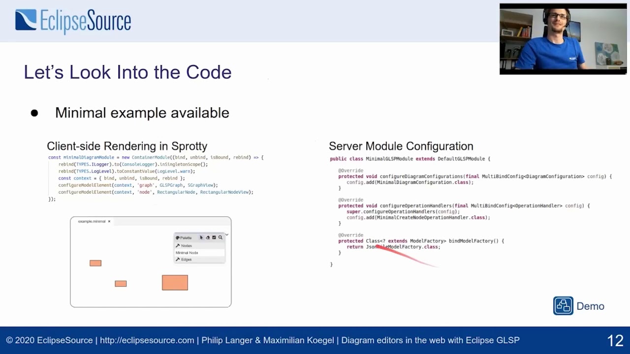 Diagram editors in the web with Eclipse GLSP