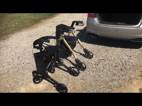 (review) LIGHTWEIGHT 12.3lbs “carbon fiber walker” (feituozhe) rollator
