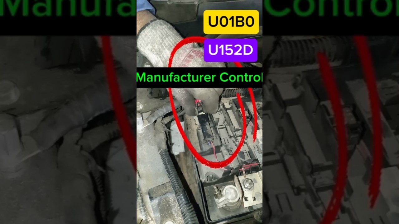 How To Fix a Check Engine U01B0 & U152D Code on a 2023 Suburband#@AutoMechanic88 #car#tips#shorts