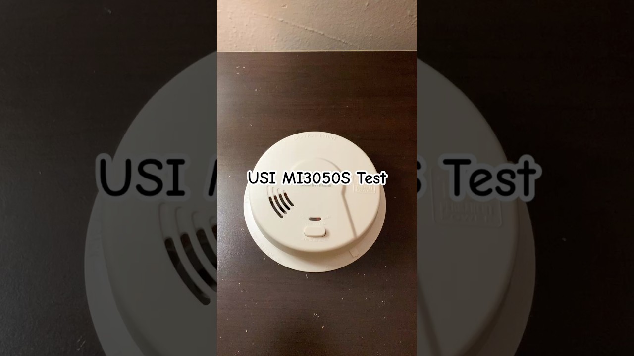 USI MI3050S Smoke Alarm Test #smokealarm #smokealarms #usi #shorts