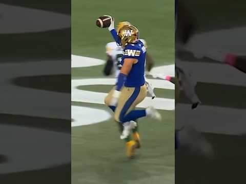 The most bizarre touchdown you’ll see today! #cfl #football #cflfootball