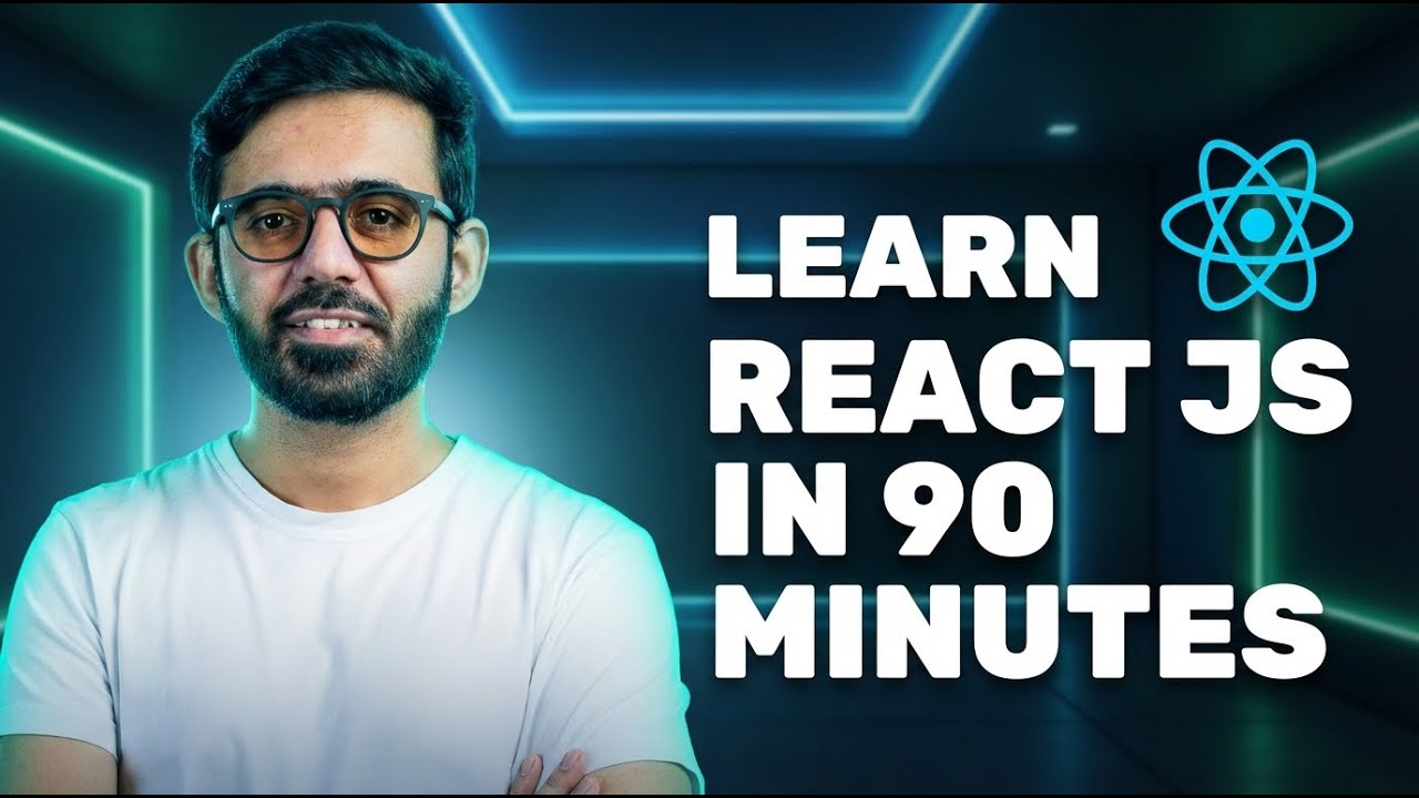 React 19 Crash Course for Beginners 2026 (Learn in 90 Minutes)