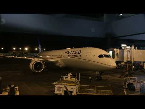 787-9 DEN arrival and first class onboard approach and landing @LAX