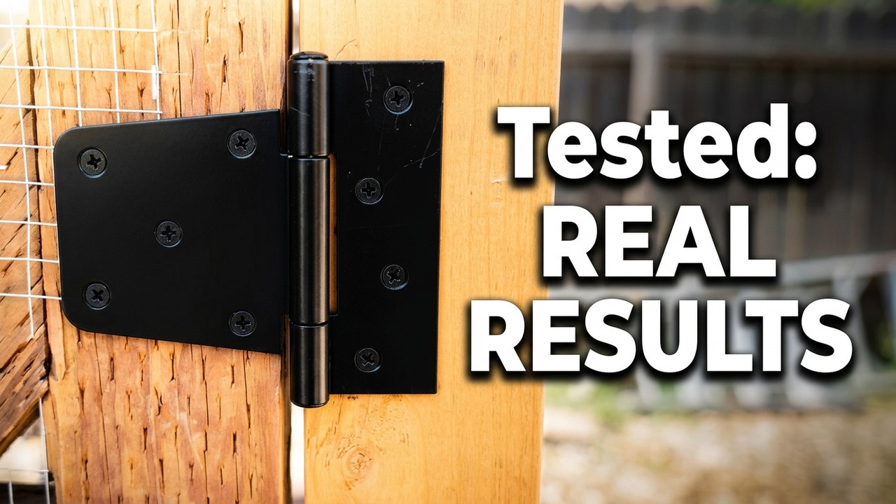 Heavy Duty Gate Hinges - Real Test Results!