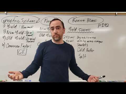 Recipe conversion