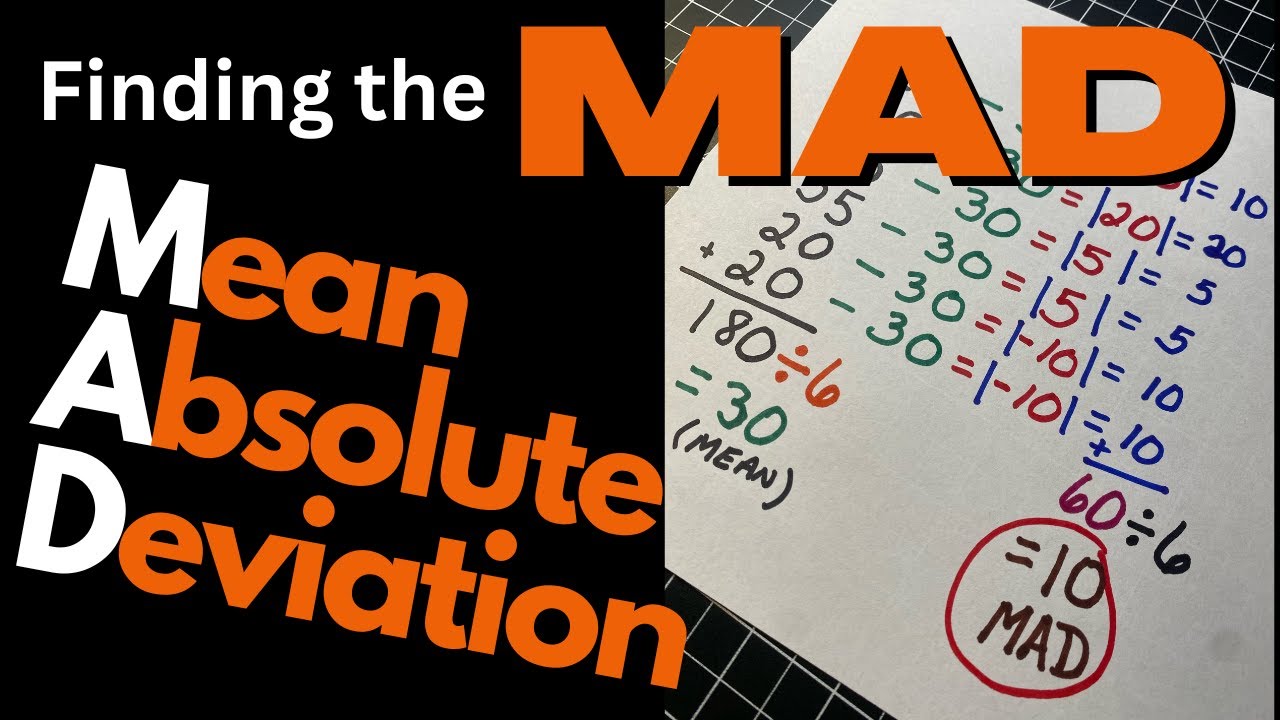 Mean Absolute Deviation
