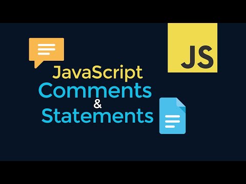 Comments and Statements in JS