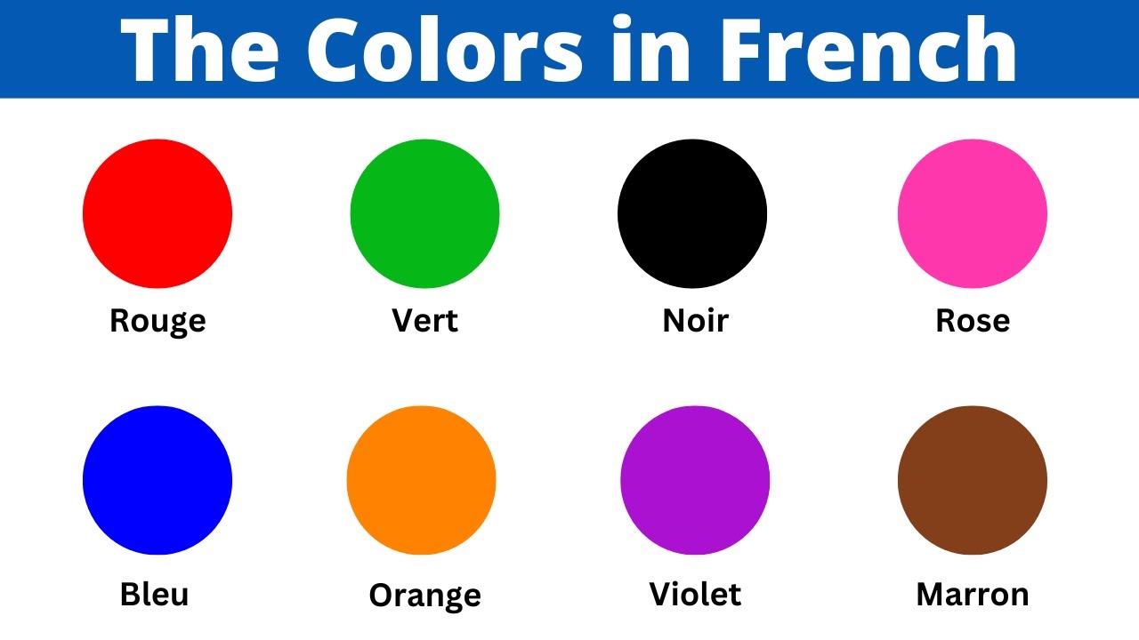 Learn the Colors in French!