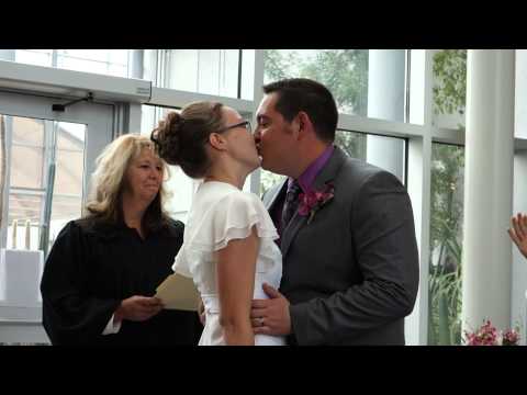 Josh and Katie's First Kiss as Husband and Wife