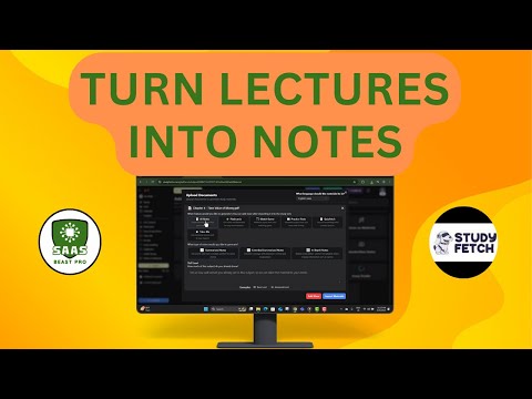 How To Make Notes From Video Lectures Using AI - Detailed Tutorial