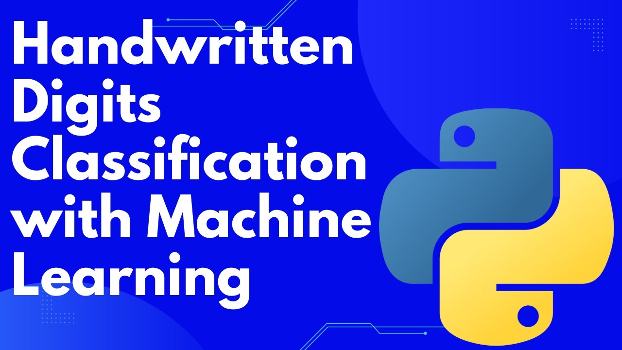 Handwritten Digit Recognition with Scikit-Learn | Machine Learning Tutorial