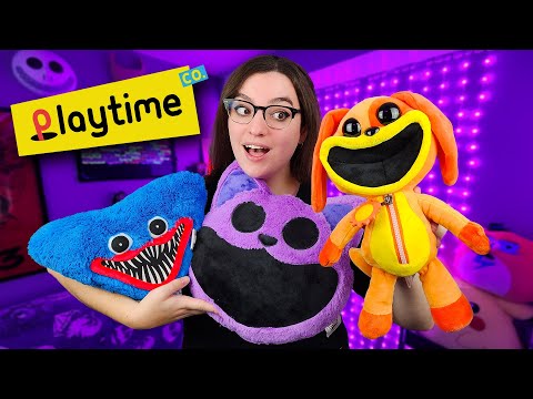 UNBOXING POPPY PLAYTIME PLUSHIES (MERCH HAUL!)