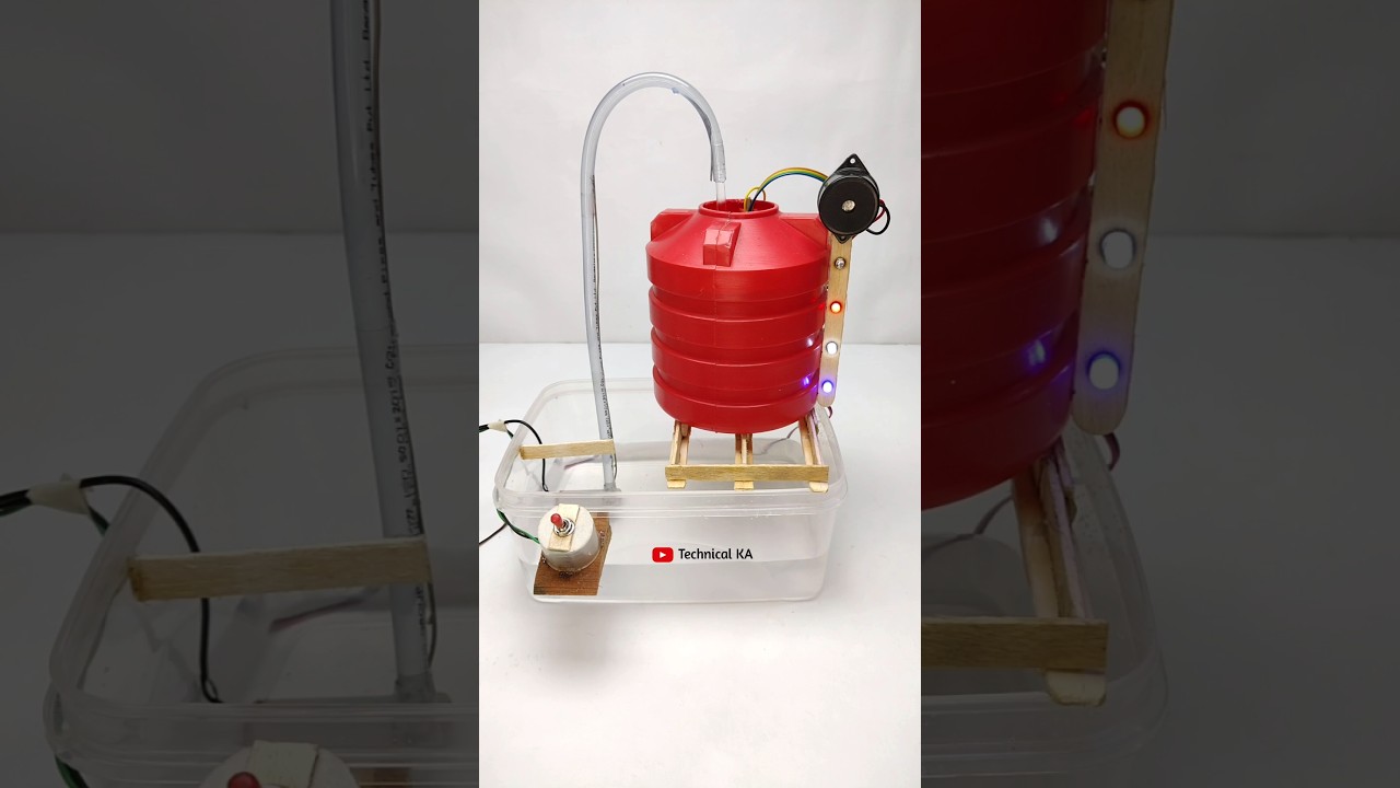 Water Tank Level Indicator with LED & Buzzer