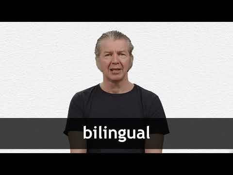 How to pronounce BILINGUAL in American English