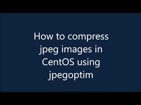 How to compress jpeg images in Linux with jpegoptim