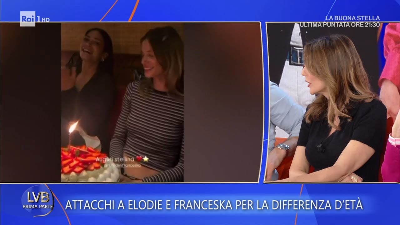 Elodie al compleanno di Franceska: è polemica per la differenza d'età - La volta buona 27/04/2026