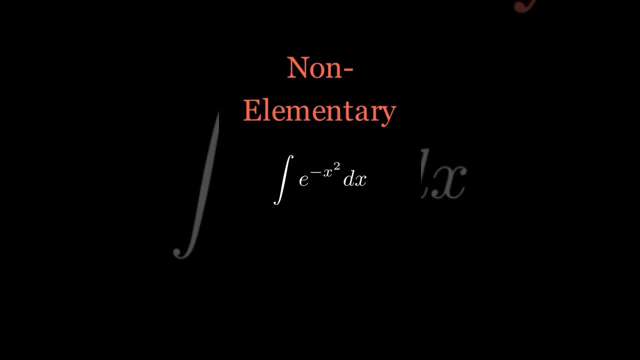 This Integral is IMPOSSIBLE