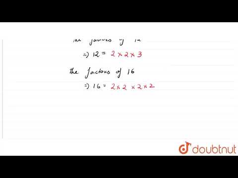 Write all the factors of the numbers given and list their common factors | Class 6 Maths | Doubtnut