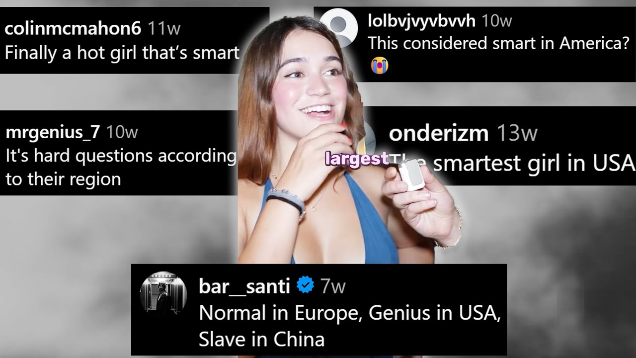 The Smartest Girl in USA?! - Chat Music