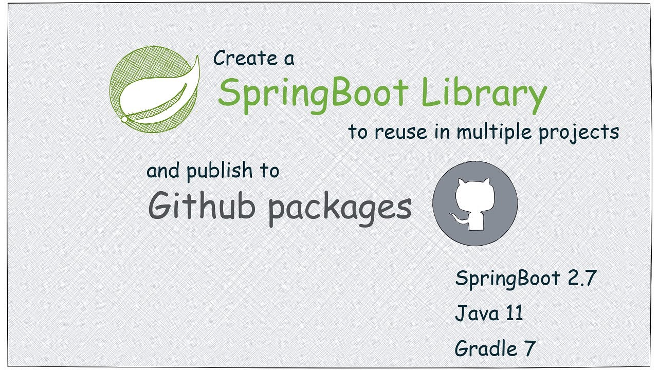 [SpringBoot] Create library with Gradle and publish to GitHub packages