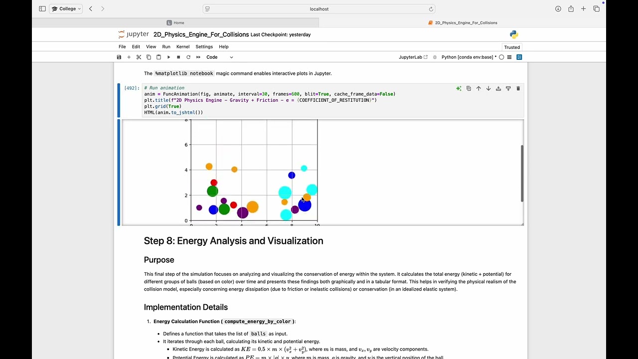 2D Physics Engine Collision