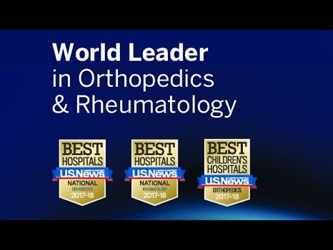 Hospital for Special Surgery: #1 in Orthopedics & #3 in Rheumatology