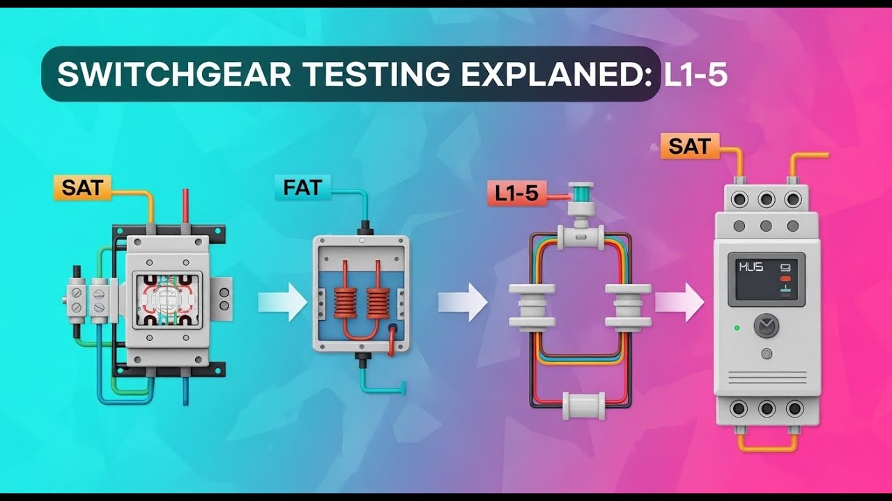 Switchgear Testing Demystified: SAT, FAT, & L1-5 Explained