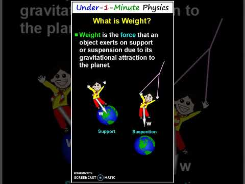 SECRETS of MASS & WEIGHT Misconceptions: 99% Don't Know Their Weight! Under-1-Minute-Physics #shorts