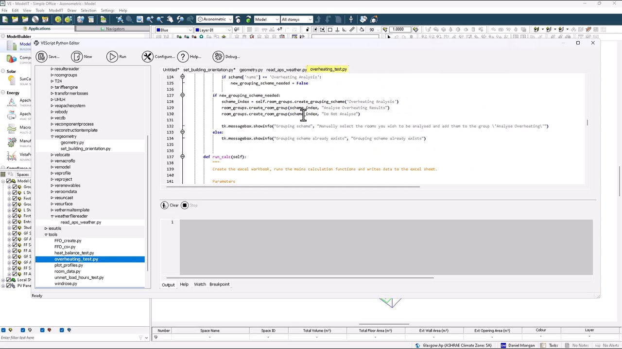 VE Tech Tips - Using Python Within IESVE