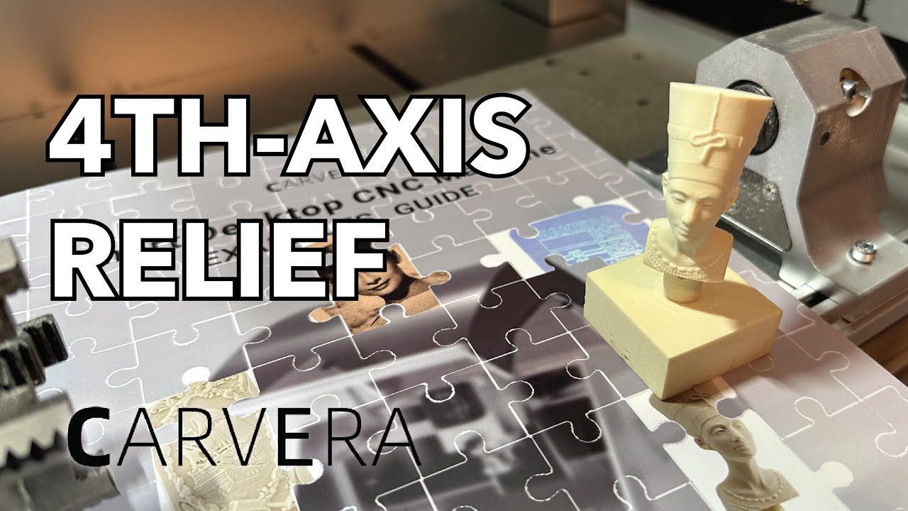 4th Axis Relief, a Carvera CNC Example Project