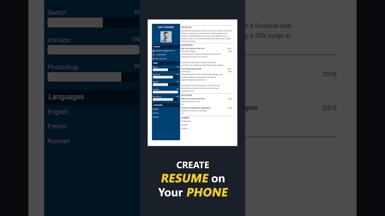 Best Resume Maker App | How to Make Resume in Mobile