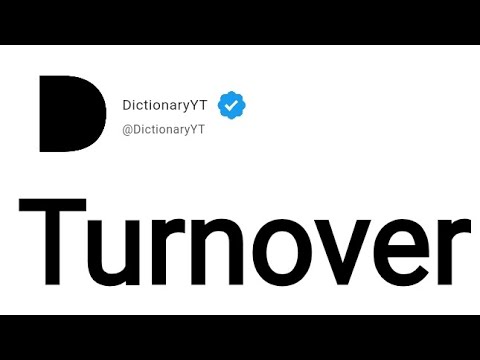 Turnover Meaning in English