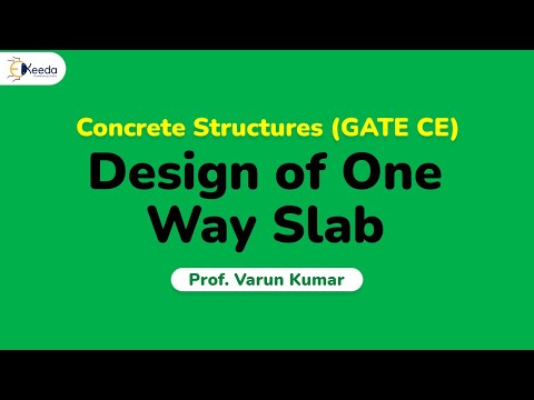Design of One Way Slab - Design of Slabs - Concrete Structures Video Lecture - Concrete ...