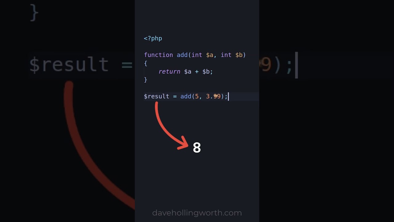 What is declare(strict_types=1) in PHP?